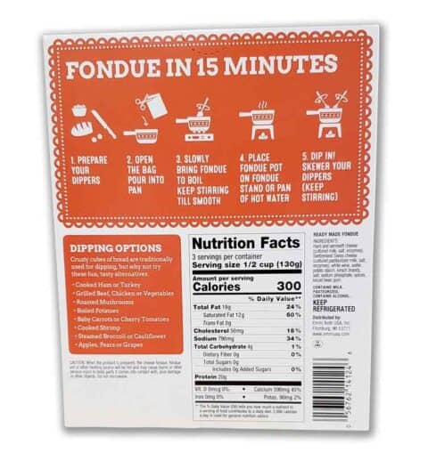 Emmi Fondue Original Cheese | Alp and Dell Cheese Store