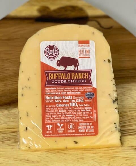 Buffalo Ranch Gouda Cheese 1lb | Alp and Dell Cheese Store
