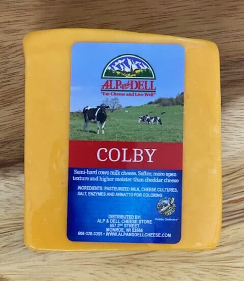 Colby Jack Longhorn Cheese 1lb | Alp and Dell Cheese Store